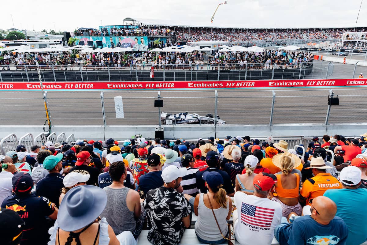 Best seats at the Miami F1GP - Know your options