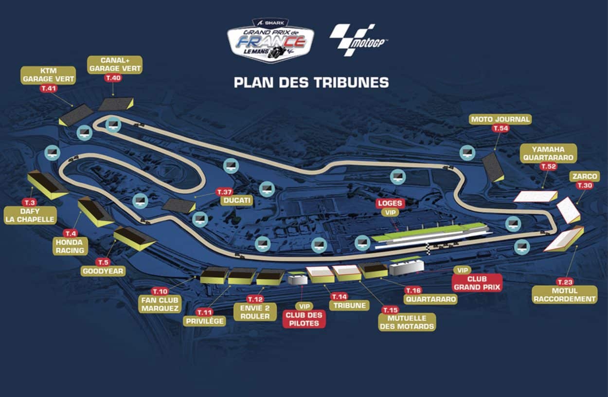 Best seats at the French MotoGP at Le Mans - Know your options