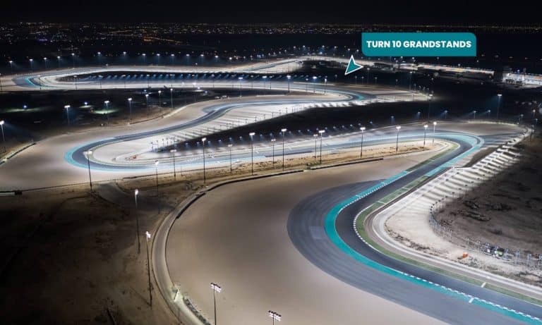 Best seats at the Qatar F1GP. Know your options