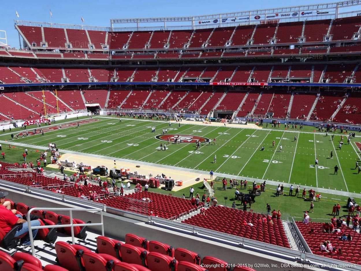 Best seats at Levis Stadium, San Francisco 49ers - All options reviewed