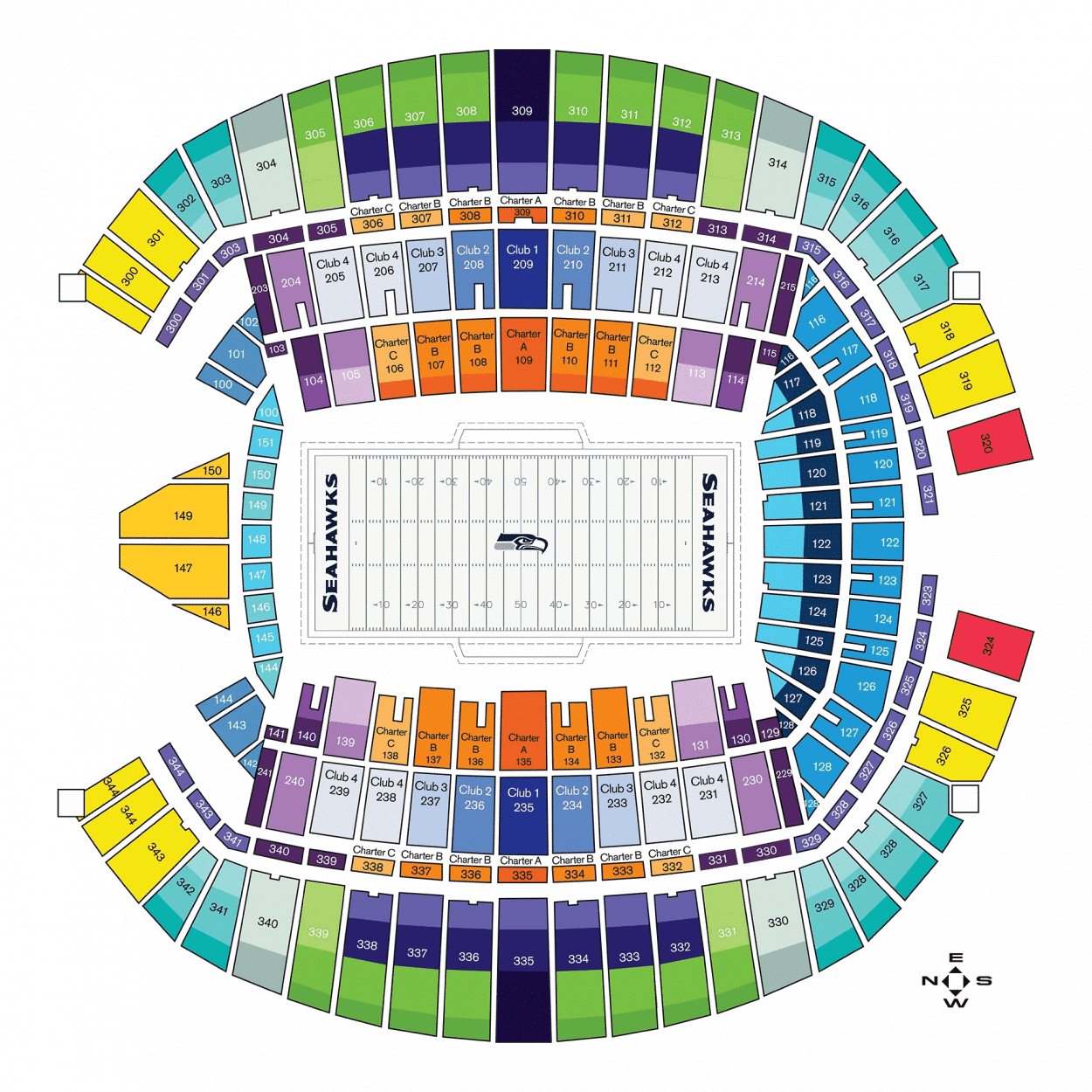 Best seats at Lumen Field for Seattle Seahawks games and concerts