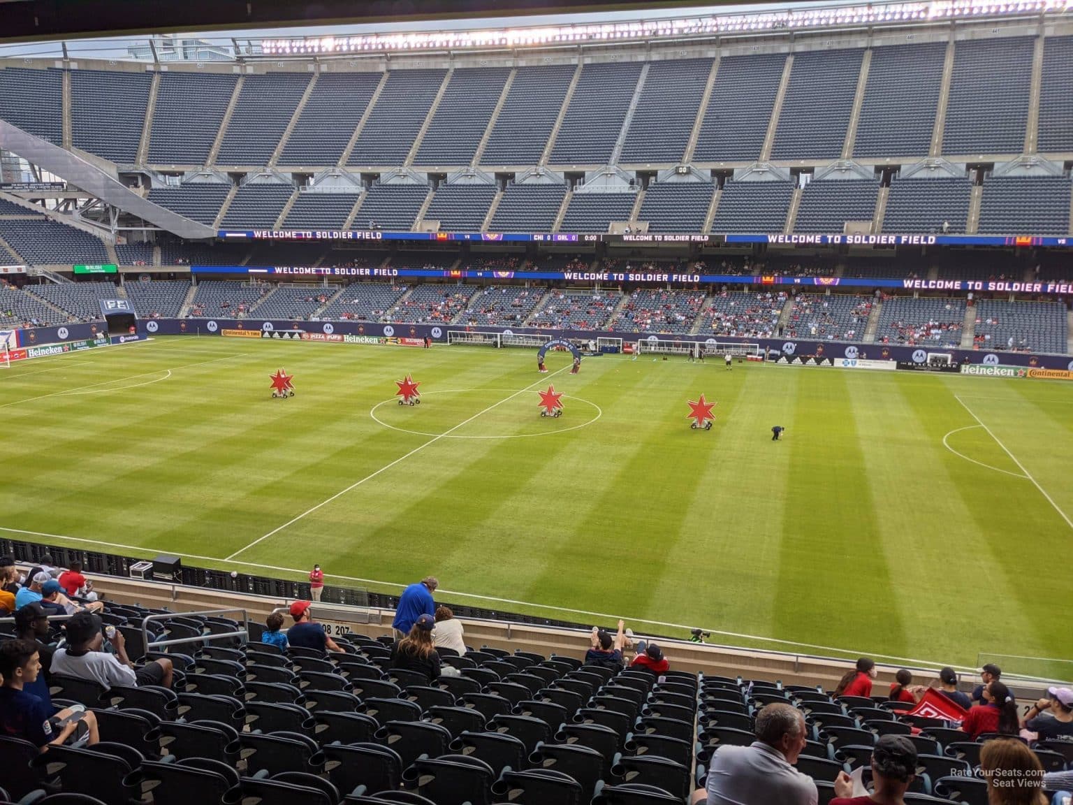 Best seats at Soldier Field Stadium for Bears games and concerts