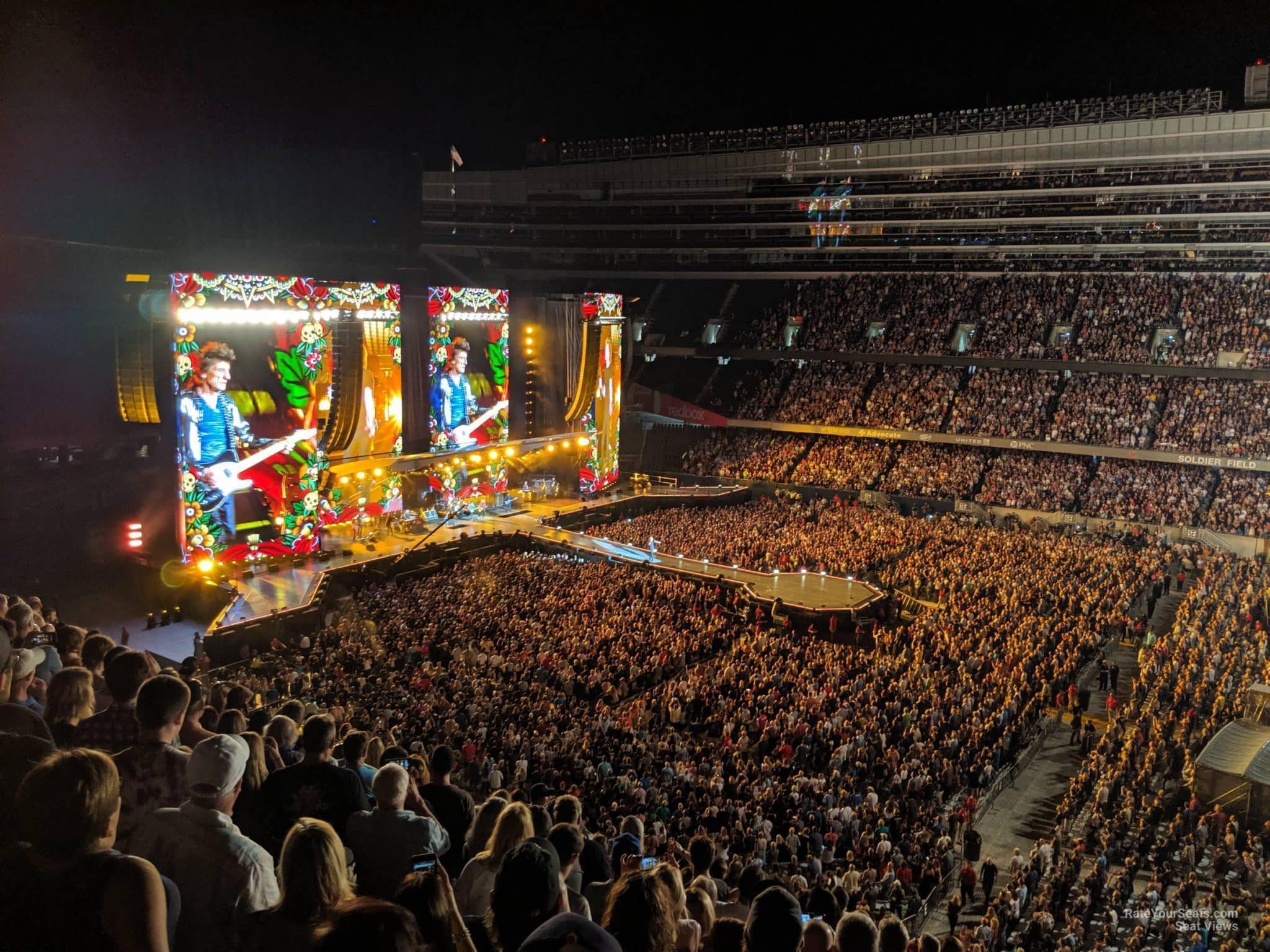 Best seats at Soldier Field Stadium for Bears games and concerts