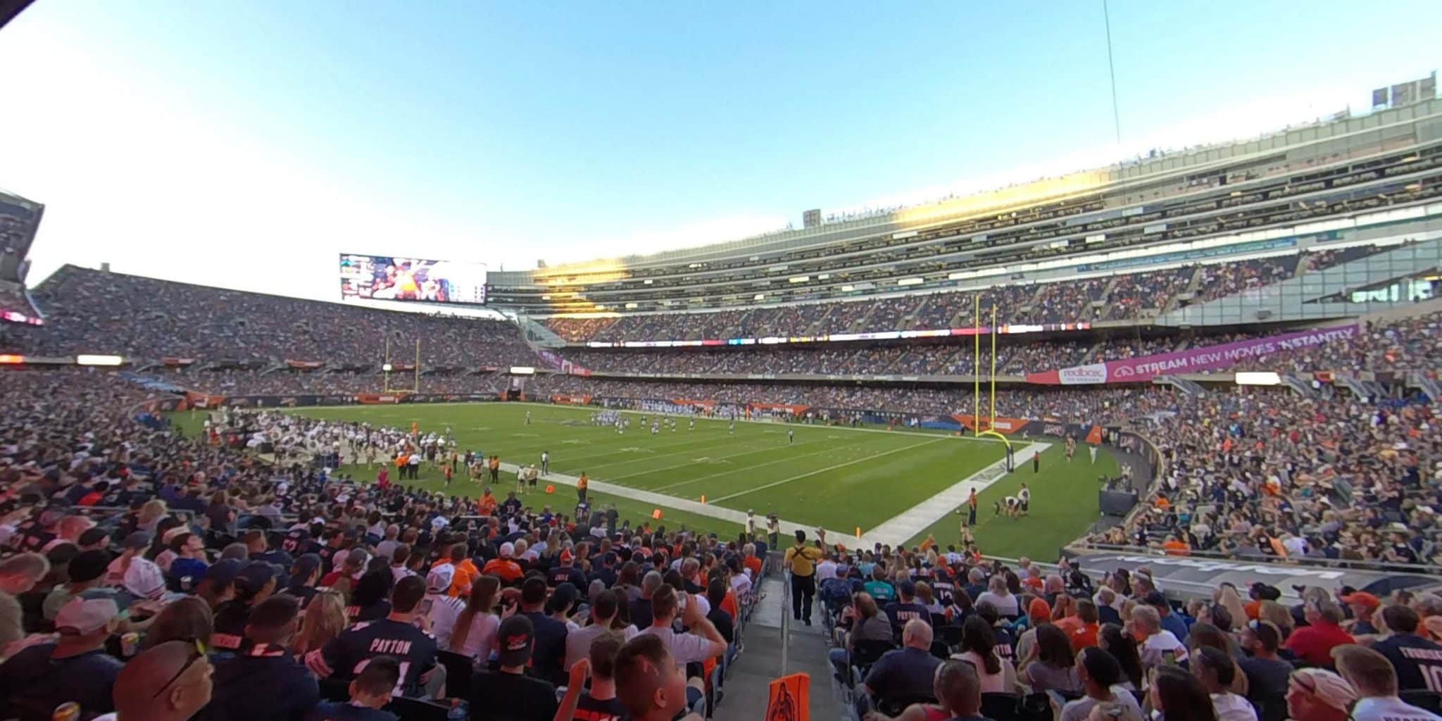 Best seats at Soldier Field Stadium for Bears games and concerts