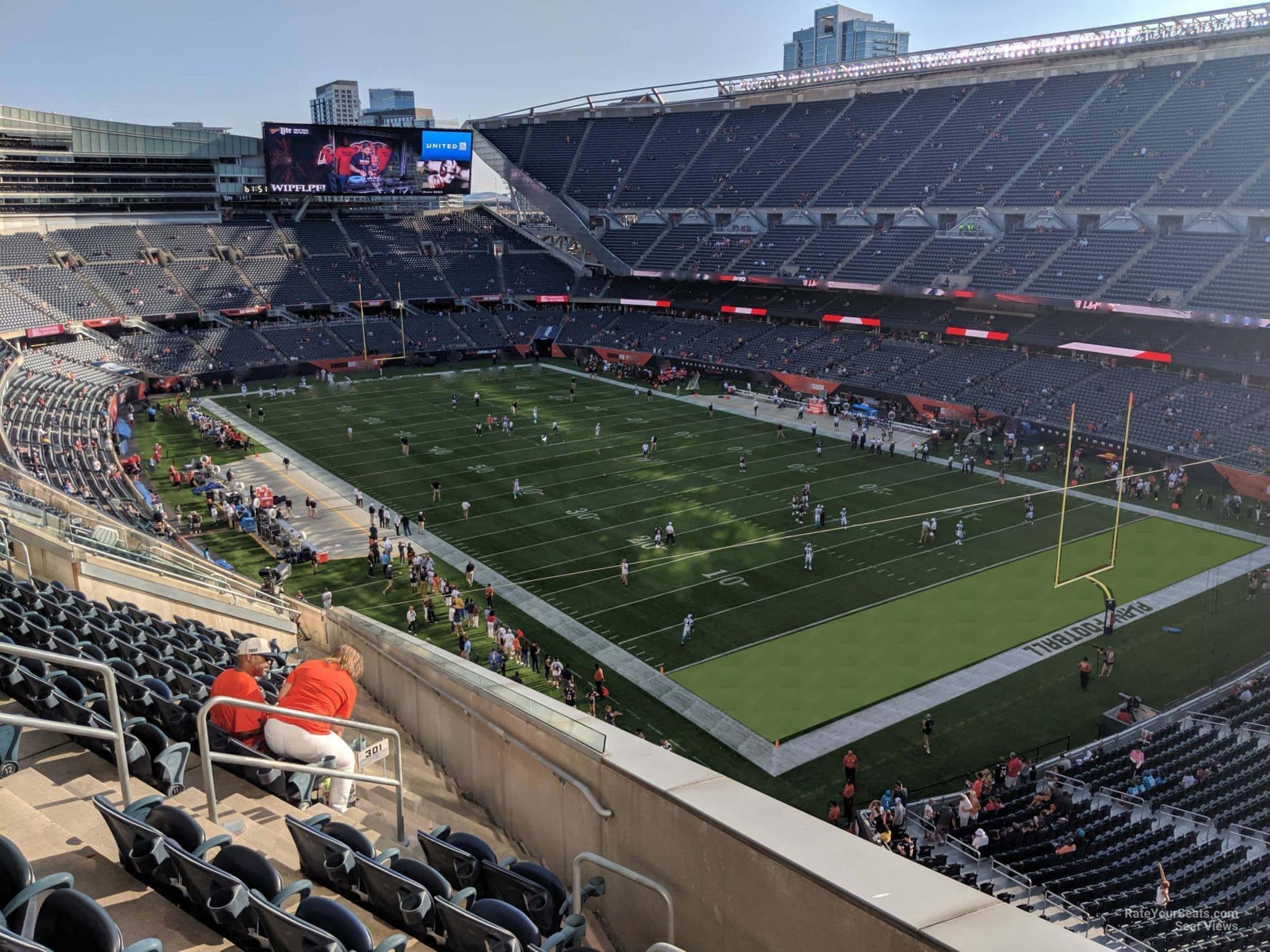 Best seats at Soldier Field Stadium for Bears games and concerts