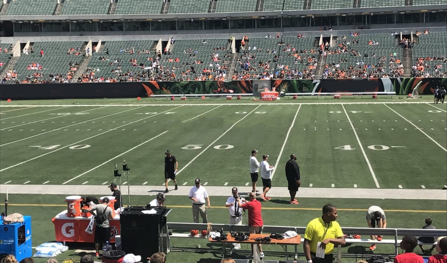 Best seats at the Paycor (Paul Brown) stadium for NFL & Concerts