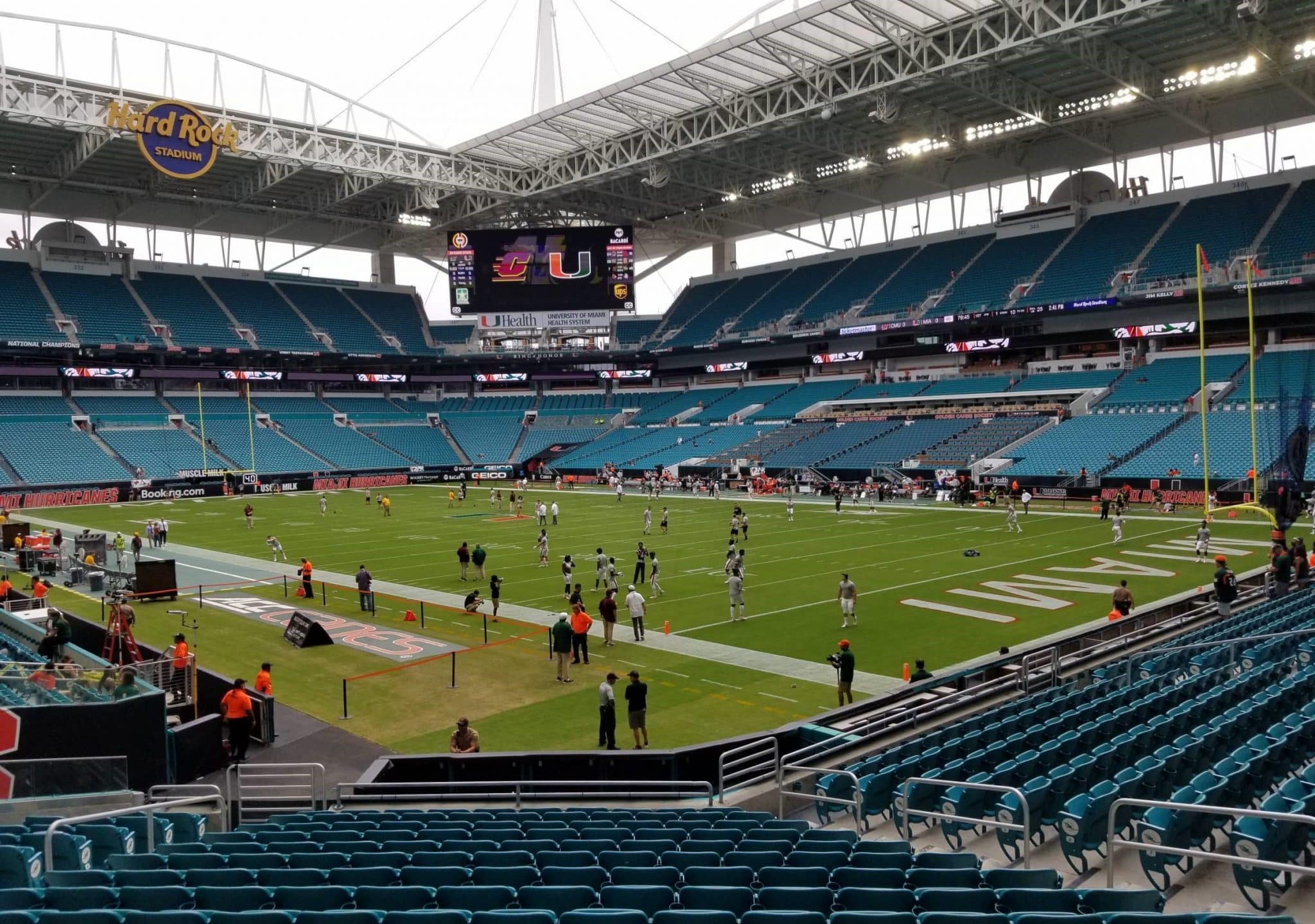 Best seats at the Hard Rock Stadium for Miami Dolphins and concerts