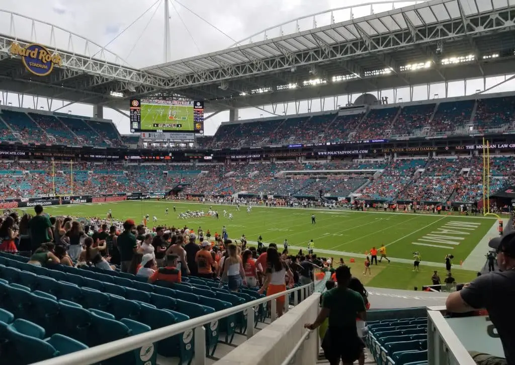 Best seats at the Hard Rock Stadium for Miami Dolphins and concerts