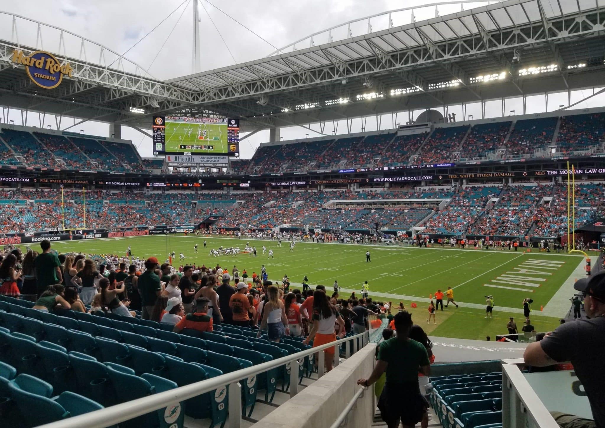 Best seats at the Hard Rock Stadium for Miami Dolphins and concerts