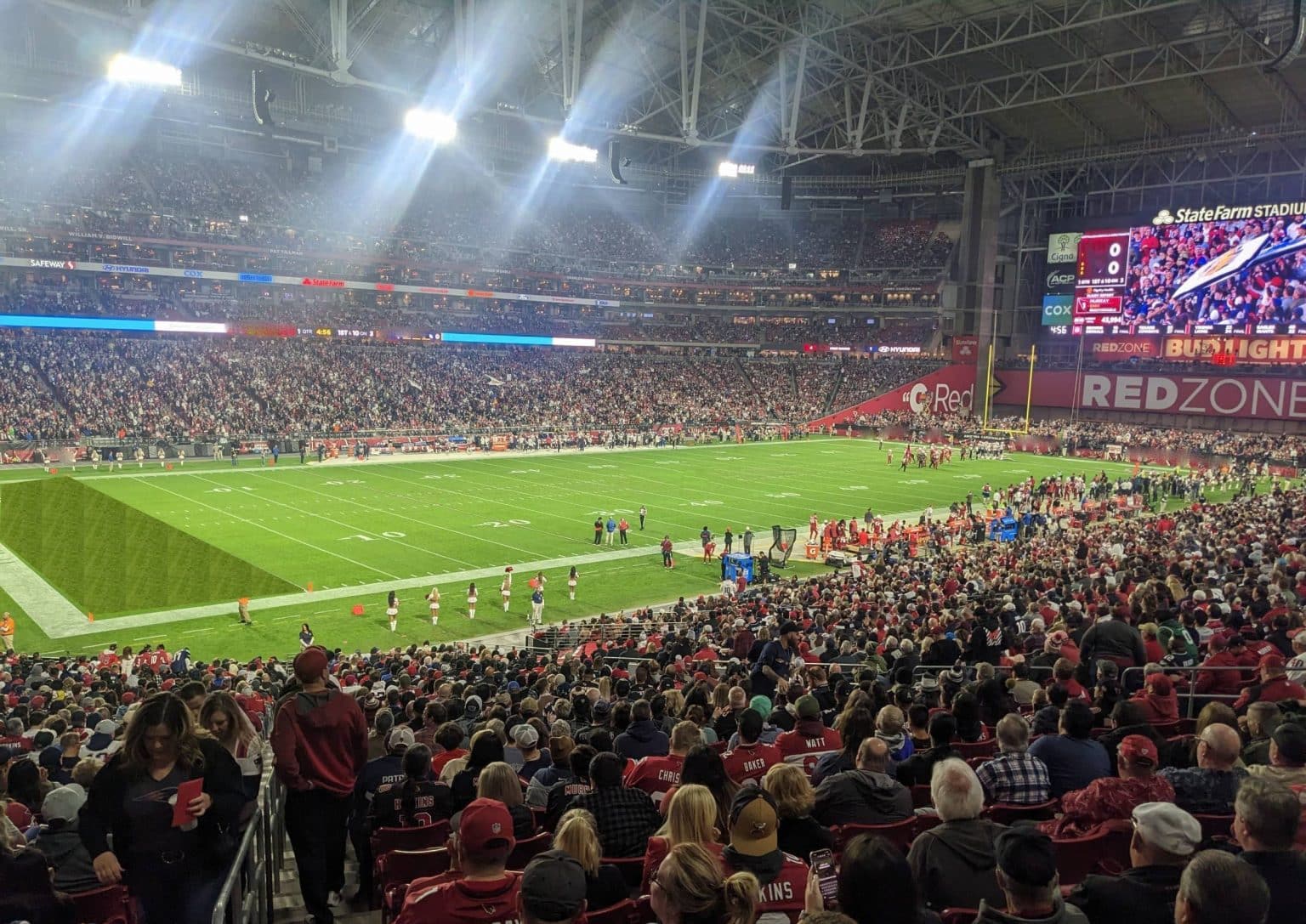 Best seats at State Farm Stadium for Arizona Cardinals games and concerts