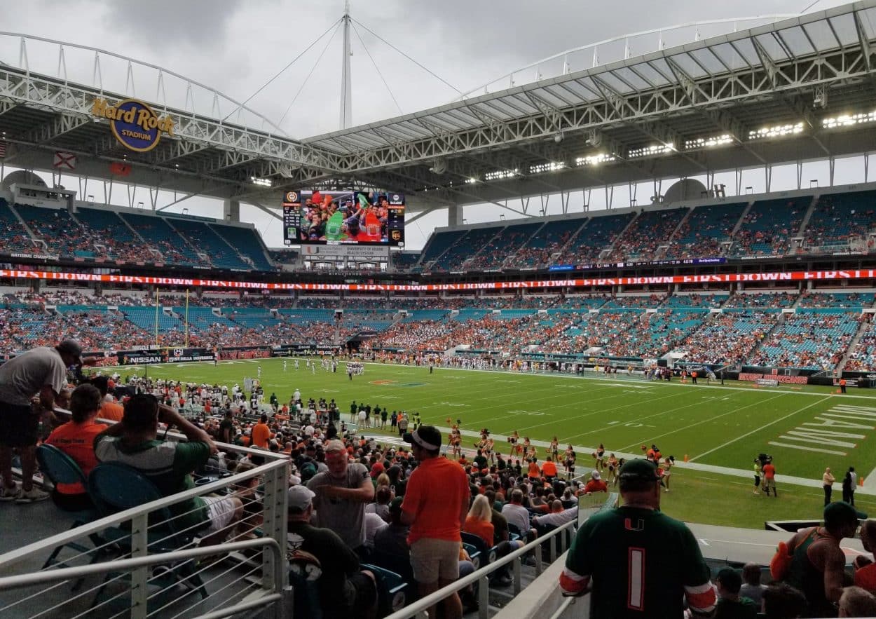 Best seats at the Hard Rock Stadium for Miami Dolphins and concerts