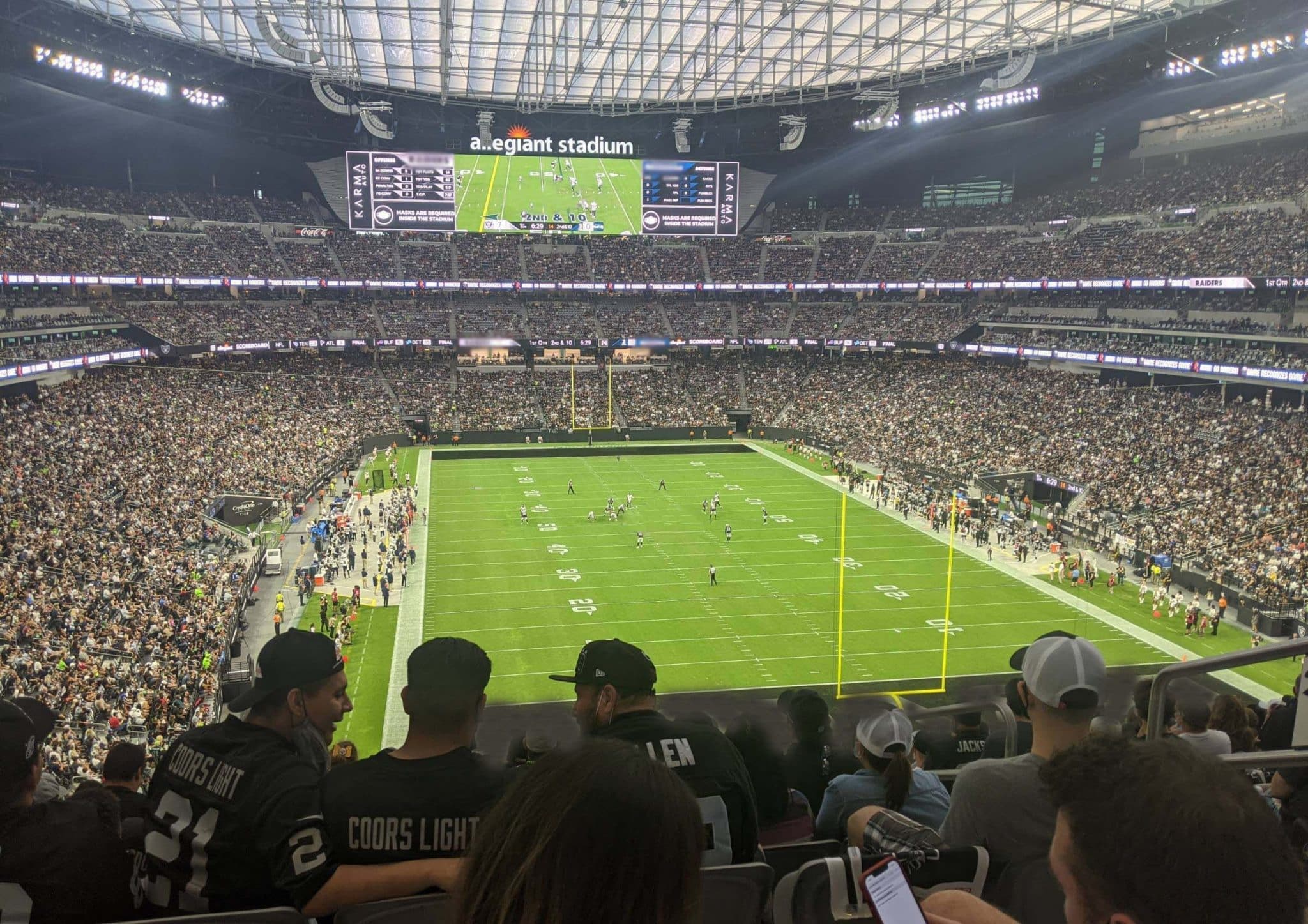 Best seats for Las Vegas Raiders and concerts at the Allegiant Stadium
