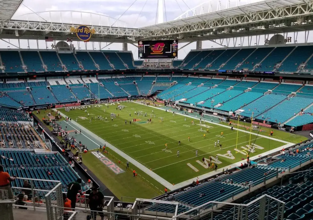 Best seats at the Hard Rock Stadium for Miami Dolphins and concerts