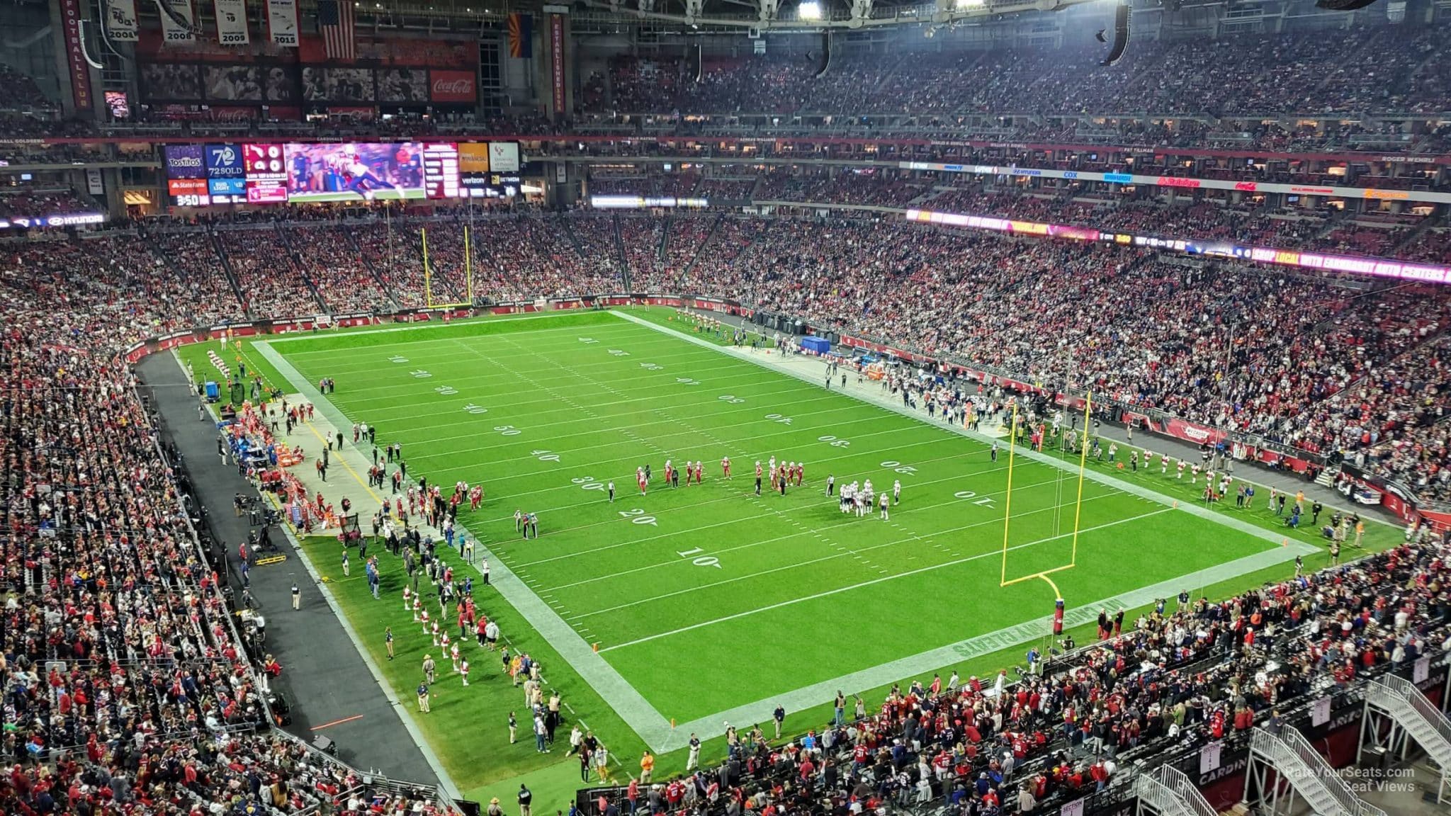 Best seats at State Farm Stadium for Arizona Cardinals games and concerts