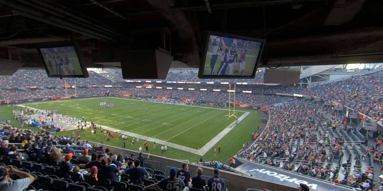 Best seats at Soldier Field Stadium for Bears games and concerts