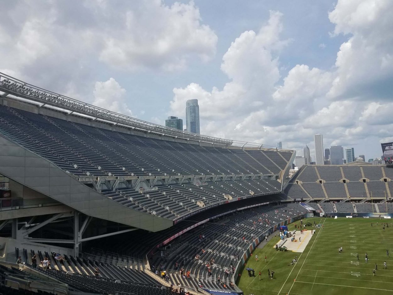 Best seats at Soldier Field Stadium for Bears games and concerts
