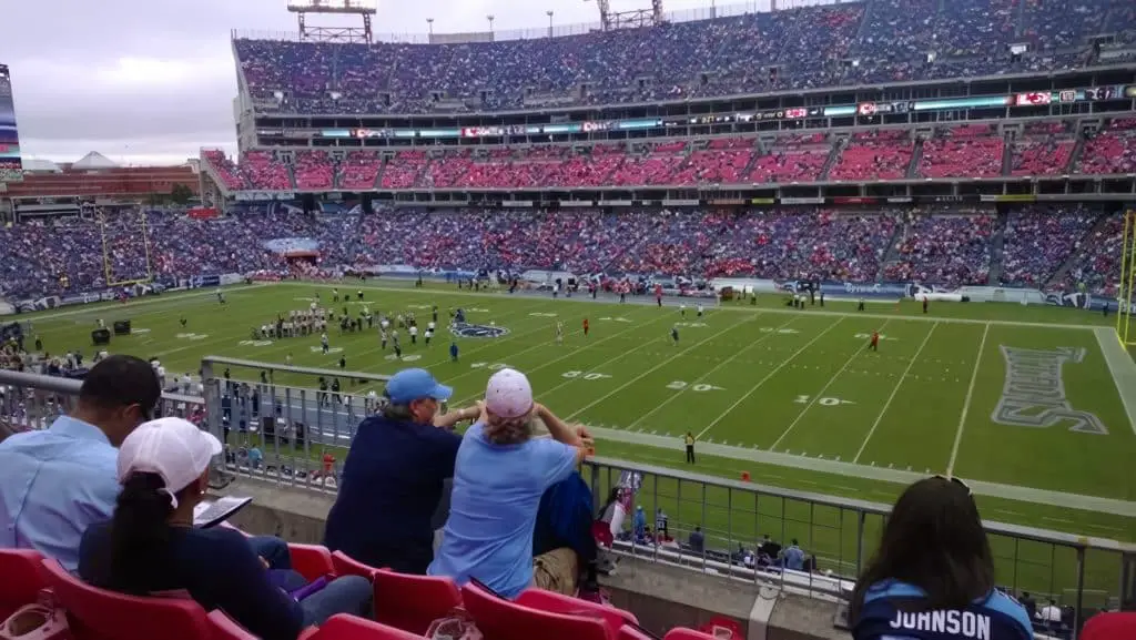 Best seats at the Nissan Stadium in Tennessee
