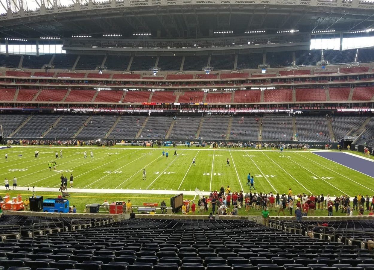 Seat reviews at NRG Stadium for Houston Texans games and concerts