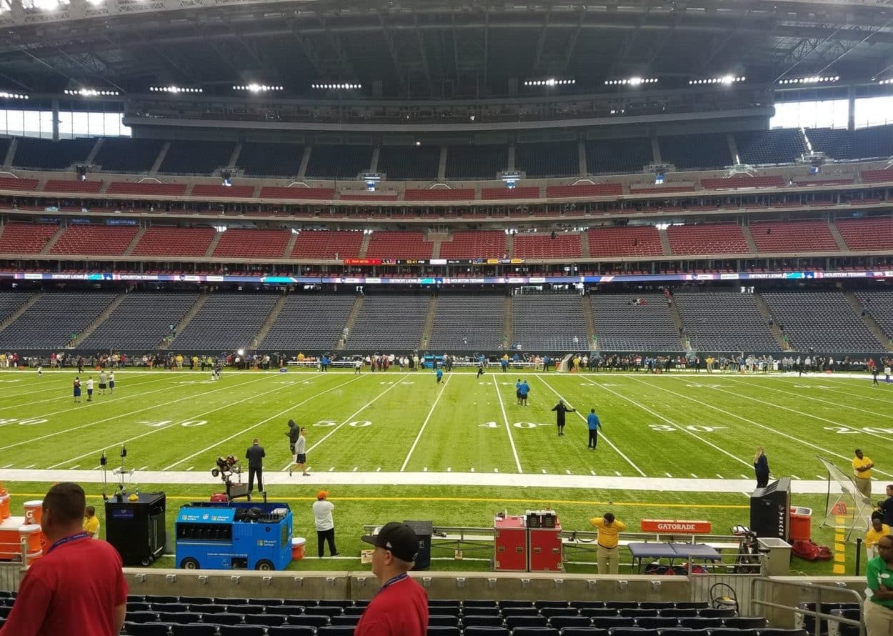 Seat reviews at NRG Stadium for Houston Texans games and concerts