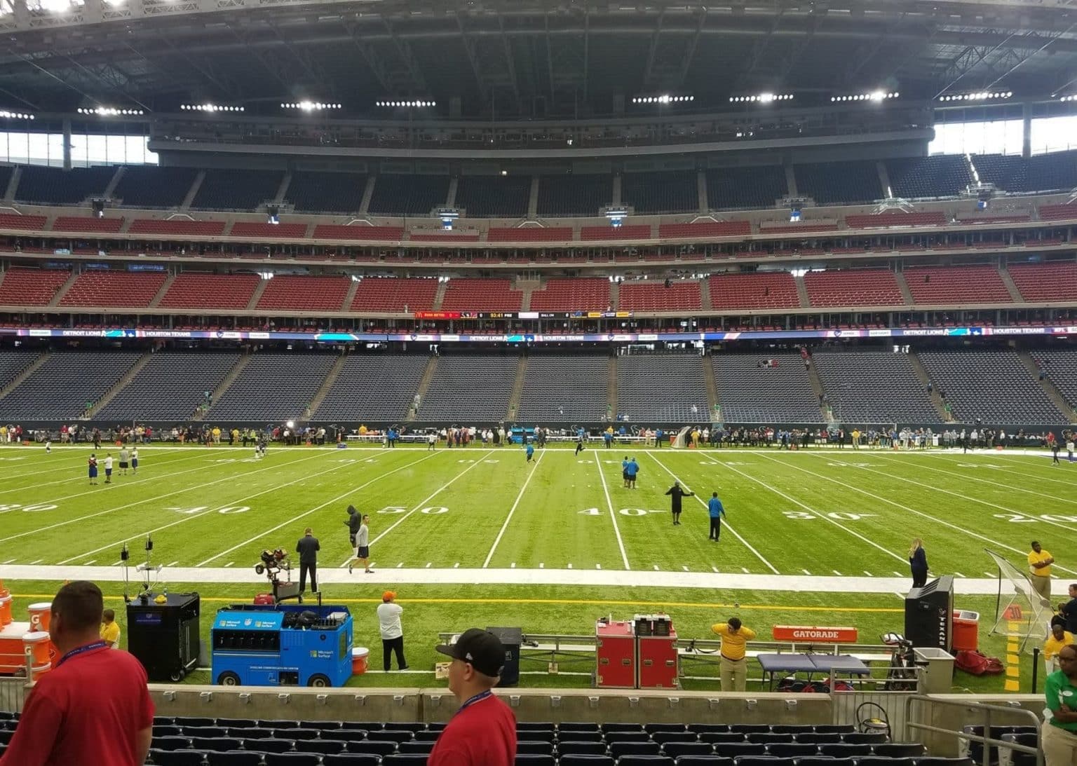 Seat reviews at NRG Stadium for Houston Texans games and concerts