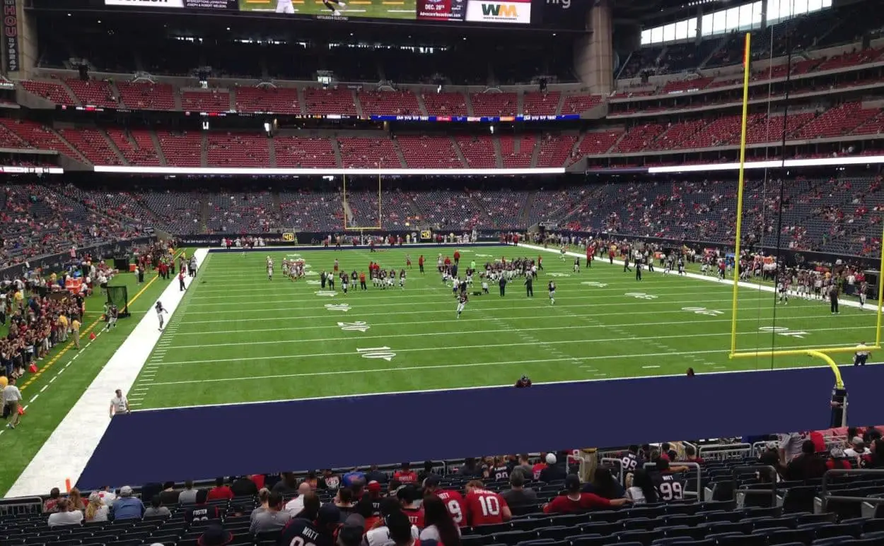 Seat reviews at NRG Stadium for Houston Texans games and concerts