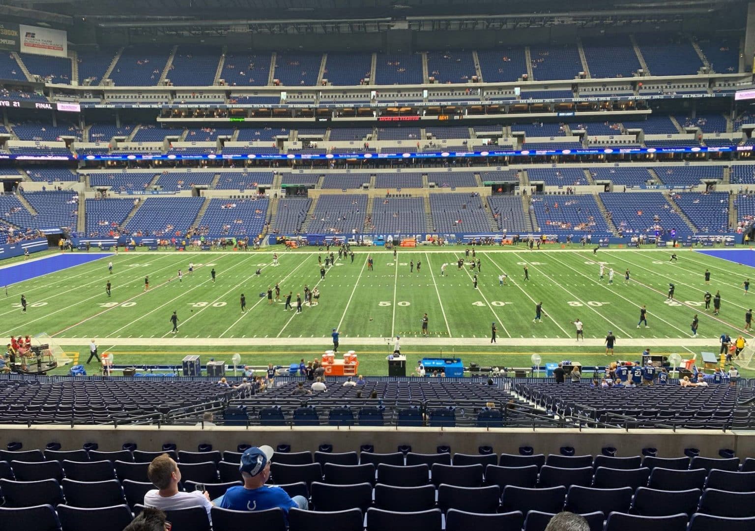 Lucas Oil Stadium Review Concerts Club Level Covered Seating
