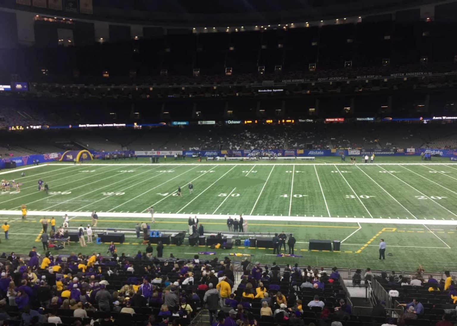 Caesars Superdome Seat Reviews: New Orleans Saints & concerts
