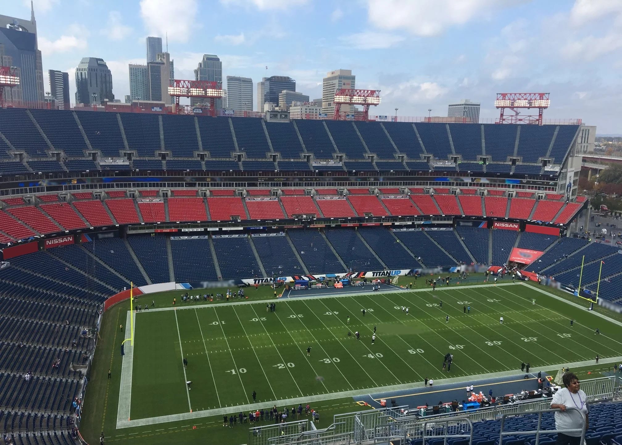Best seats at the Nissan Stadium in Tennessee