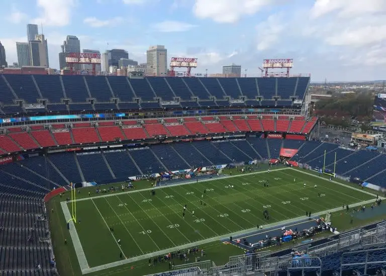 Best seats at the Nissan Stadium in Tennessee