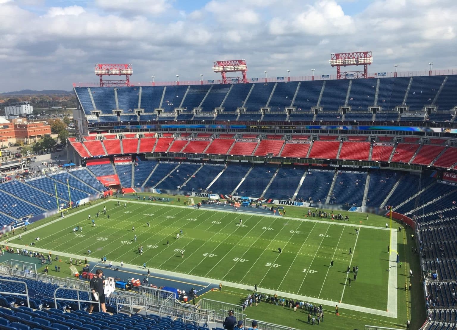 Best seats at the Nissan Stadium in Tennessee