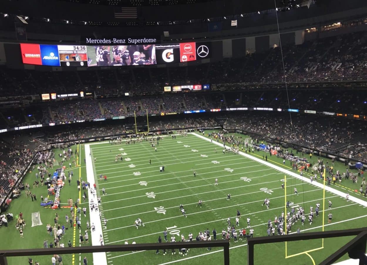 Caesars Superdome Seat Reviews: New Orleans Saints & concerts