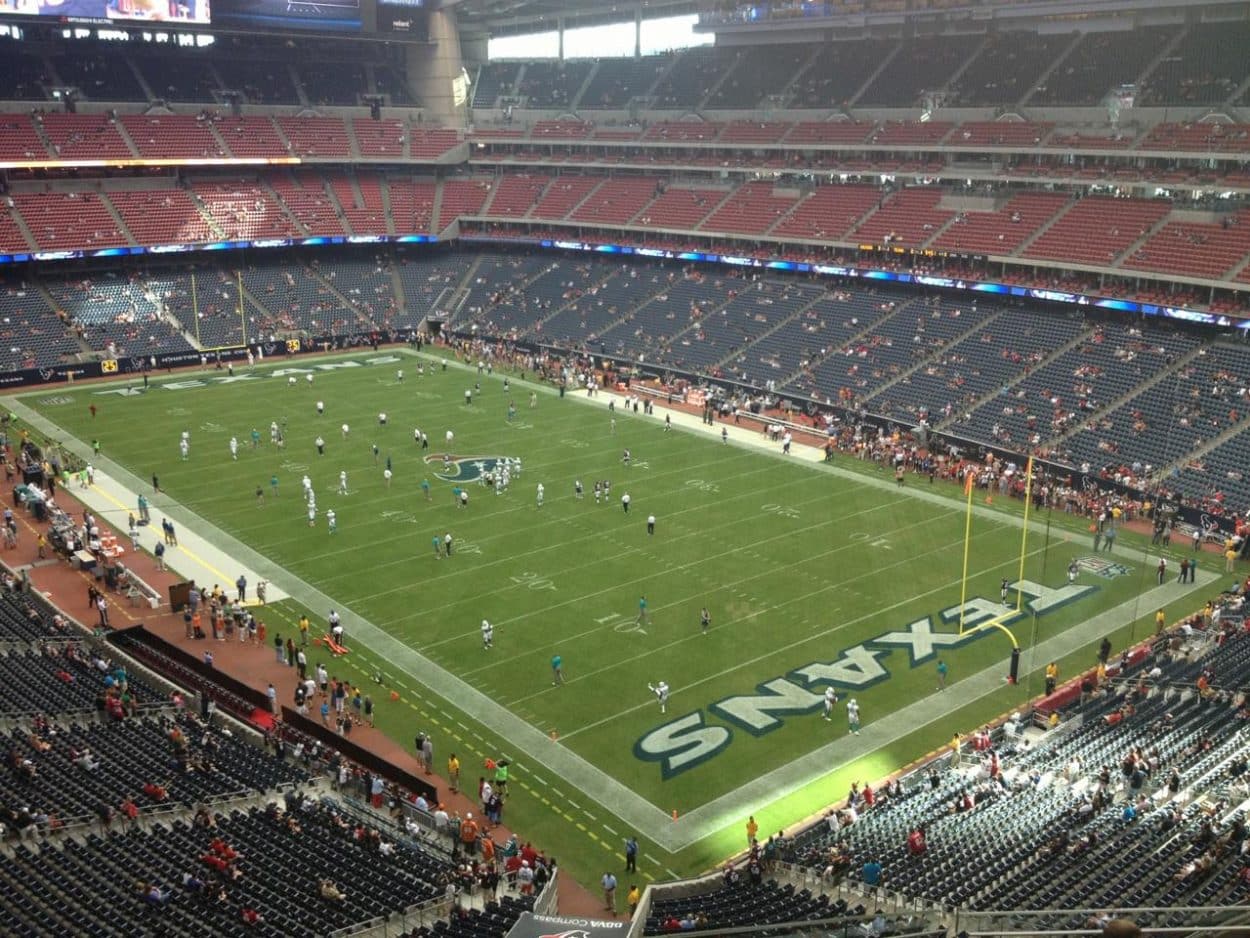 Seat reviews at NRG Stadium for Houston Texans games and concerts