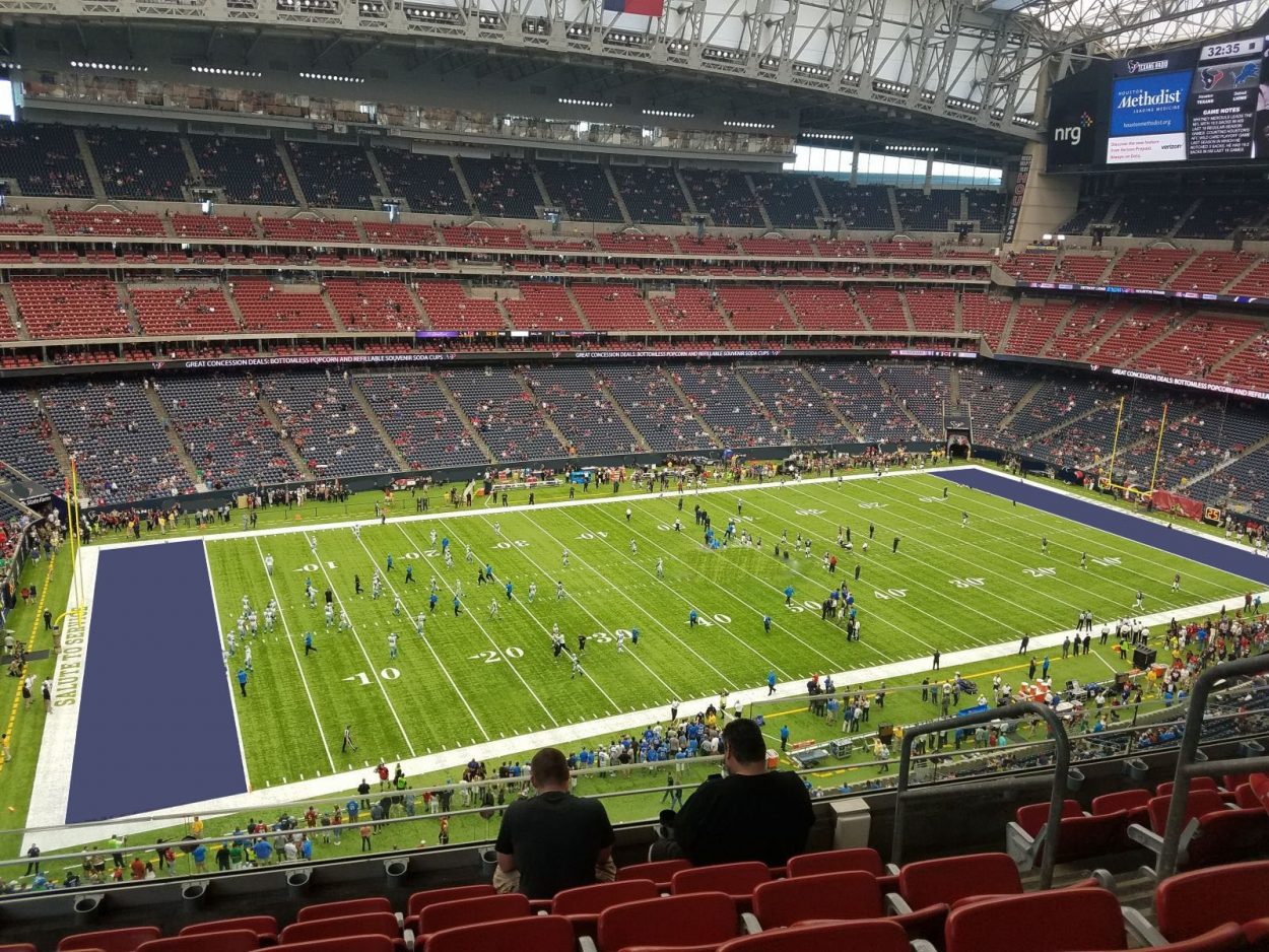 Seat reviews at NRG Stadium for Houston Texans games and concerts