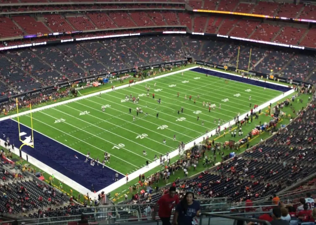 Seat reviews at NRG Stadium for Houston Texans games and concerts