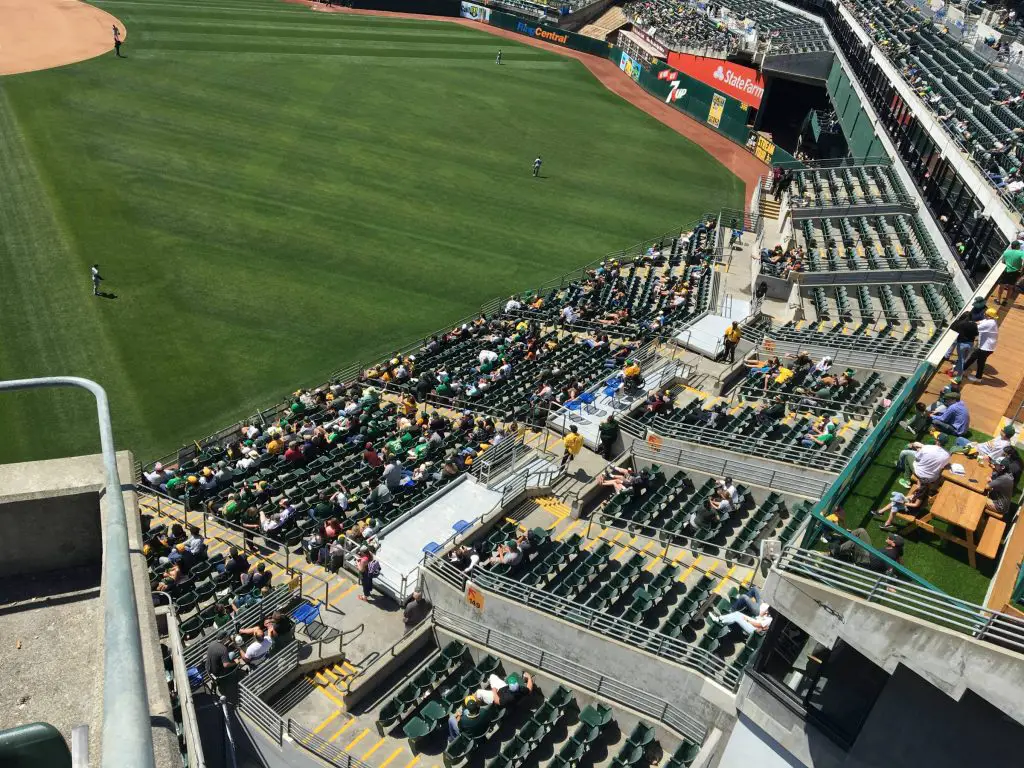 Seat reviews of Oakland Coliseum for A’s Games, Concerts, Shade & View