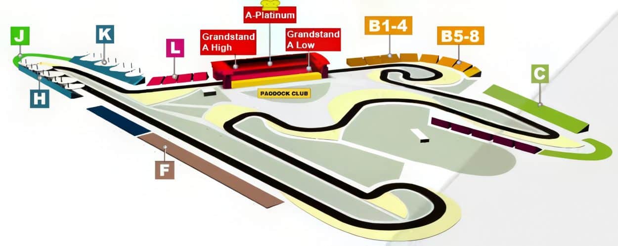 Best seats at the Chinese F1 Grand Prix - Compare view and price